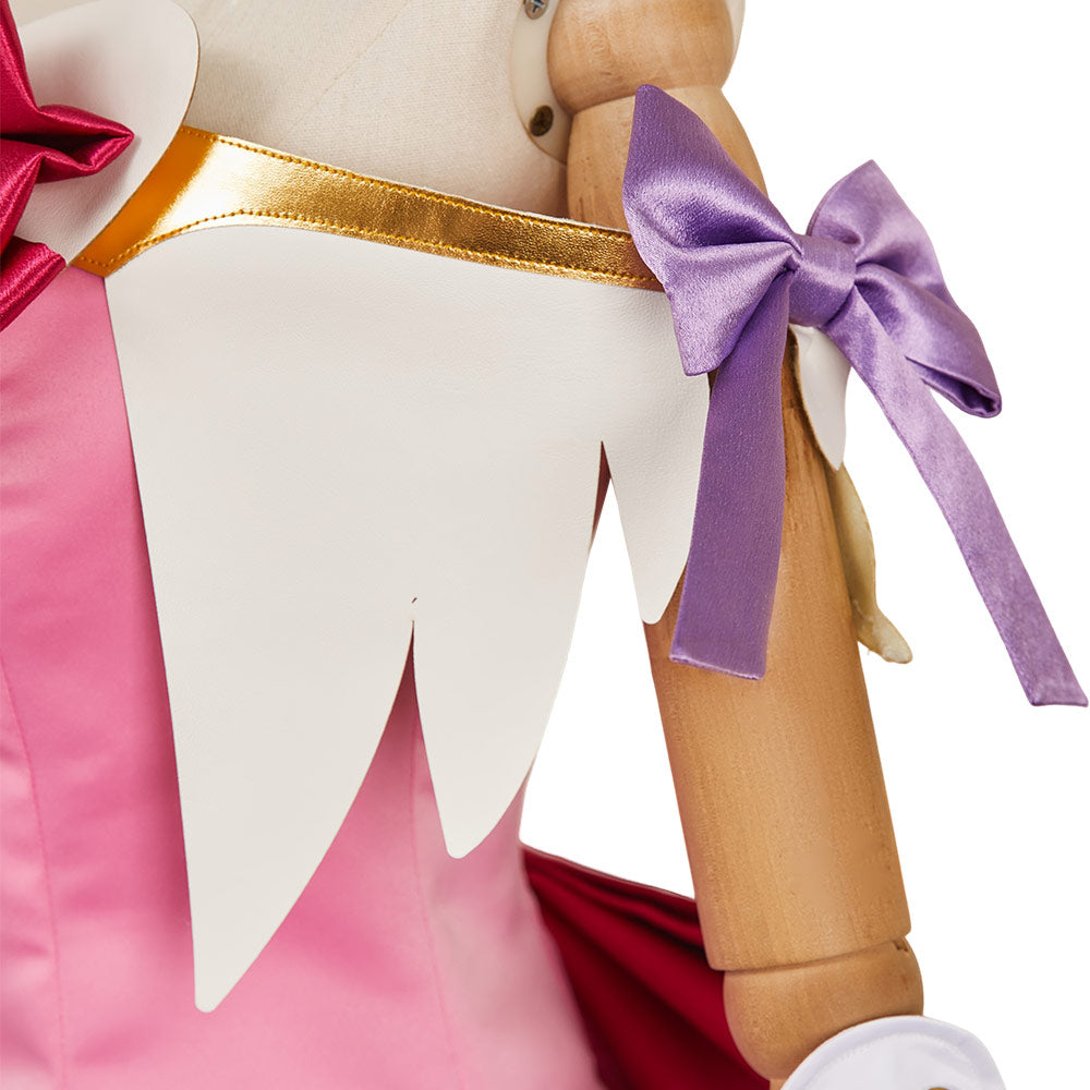 OW Juno Women Magic Girls Pink Outfit Carnival Halloween Cosplay Costu