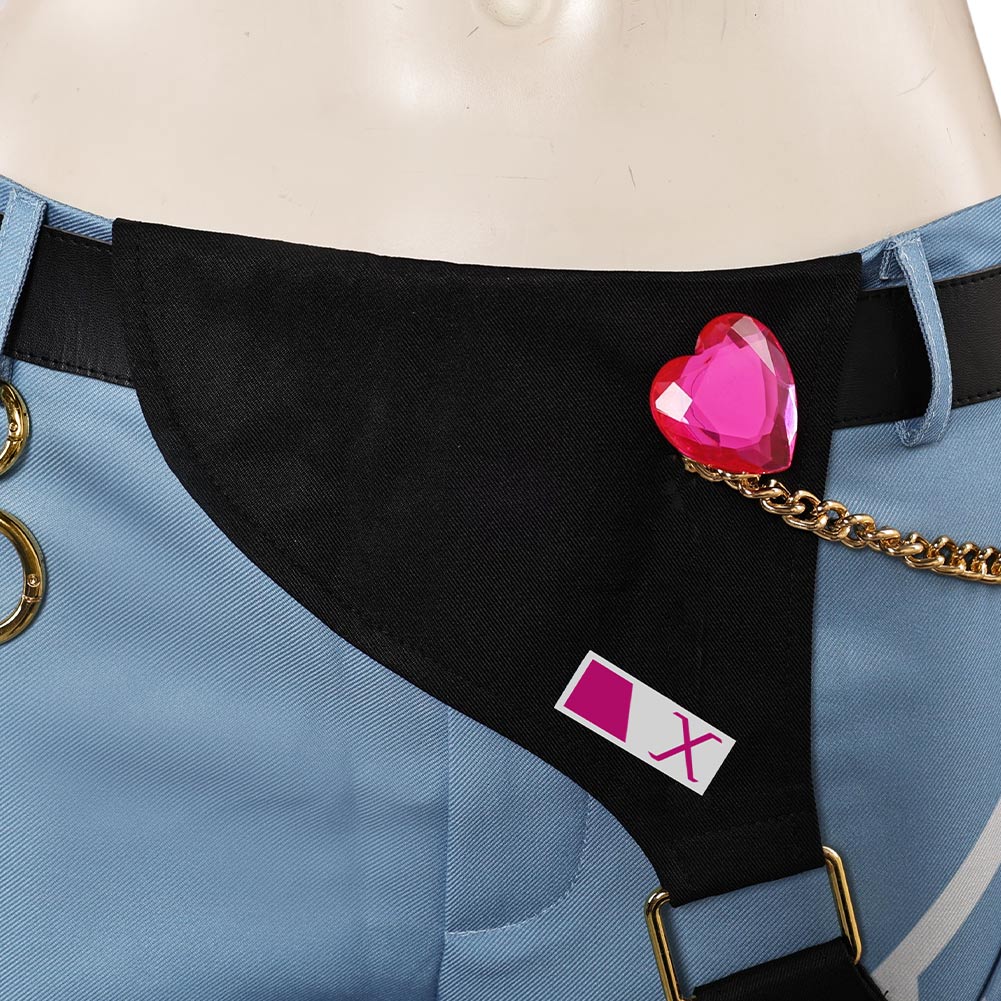 OW LE SSERAFIM New Fearless Juno Women Red Outfit Carnival Halloween C