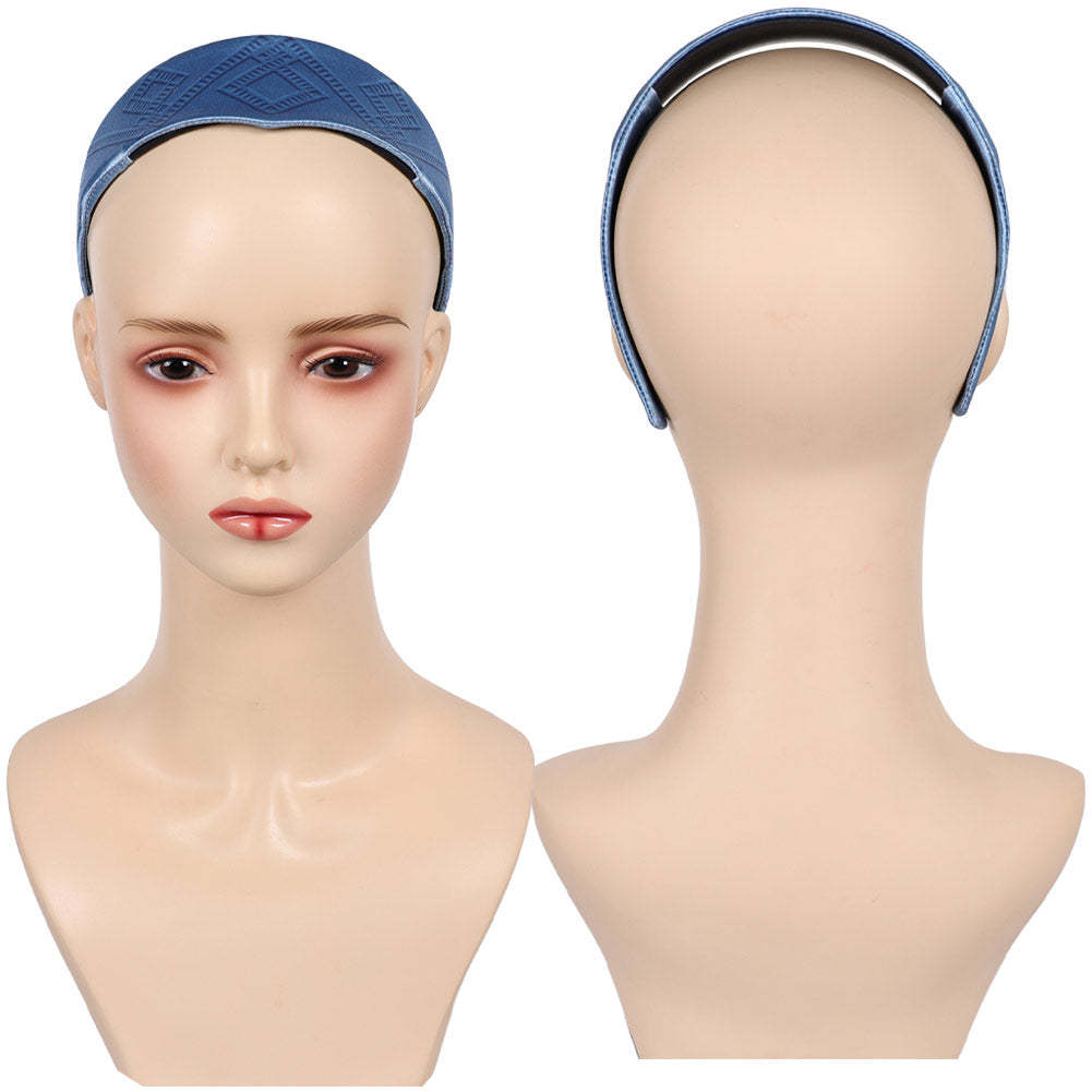 Padme Amidala Women Blue Cosplay Headband Halloween Carnival Costume A