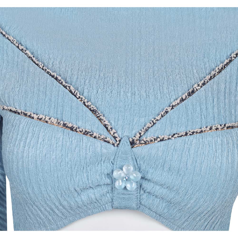Padme Amidala Women Blue Dress Carnival Halloween Cosplay Costume