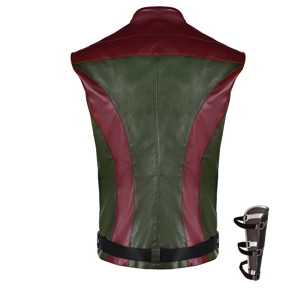 Red One (2024) Callum Drift Red and Green Vest Carnival Halloween Cosp