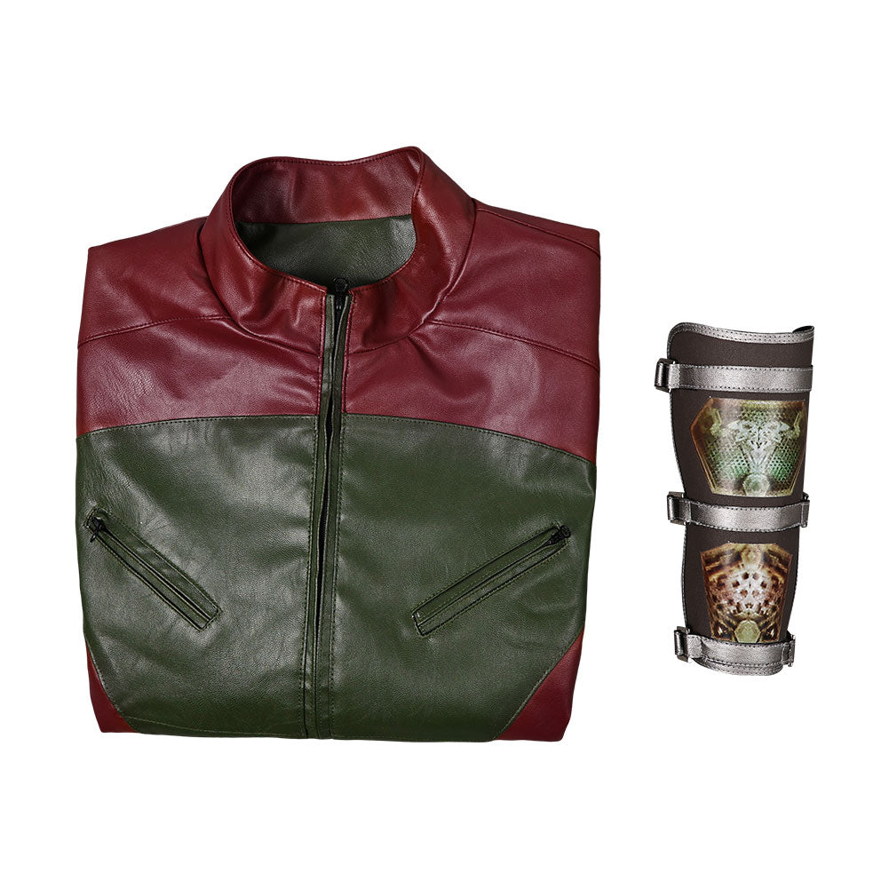 Red One (2024) Callum Drift Red and Green Vest Carnival Halloween Cosp