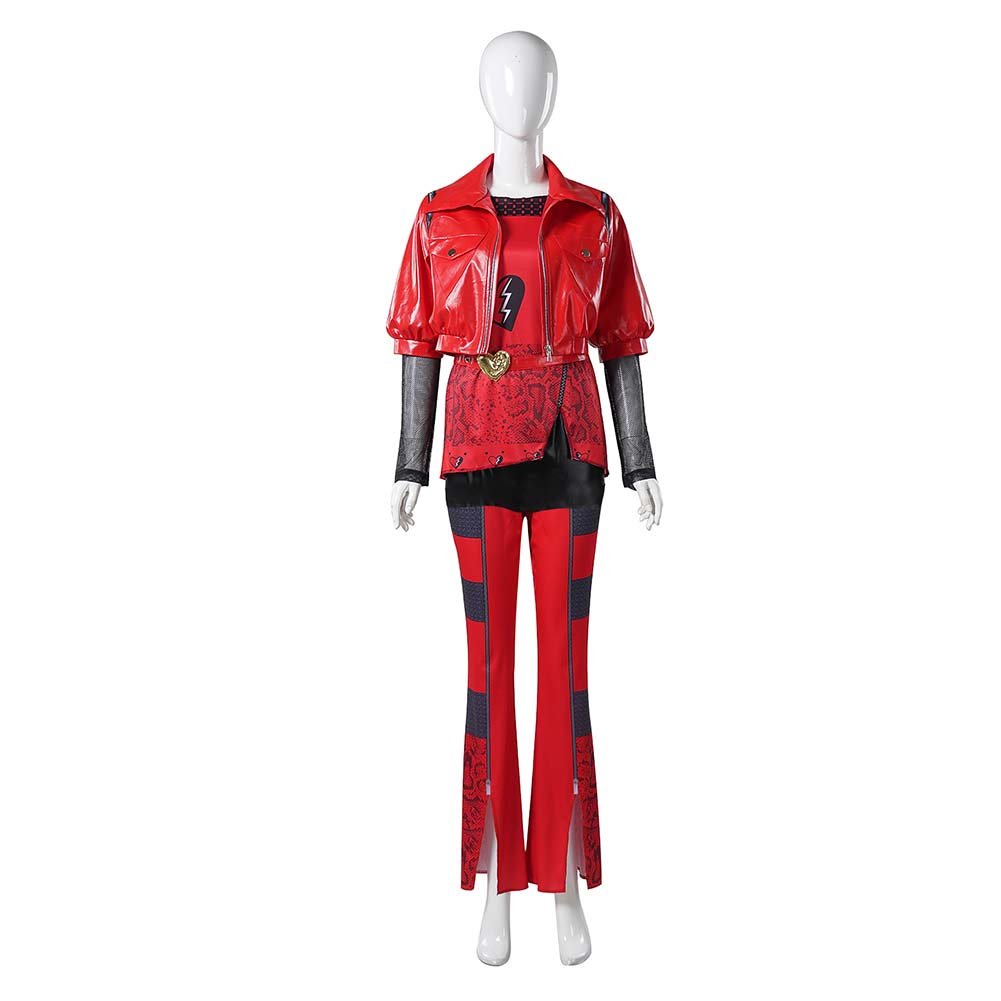 Red Women Red Outfit Party Carnival Halloween Cosplay Costume
