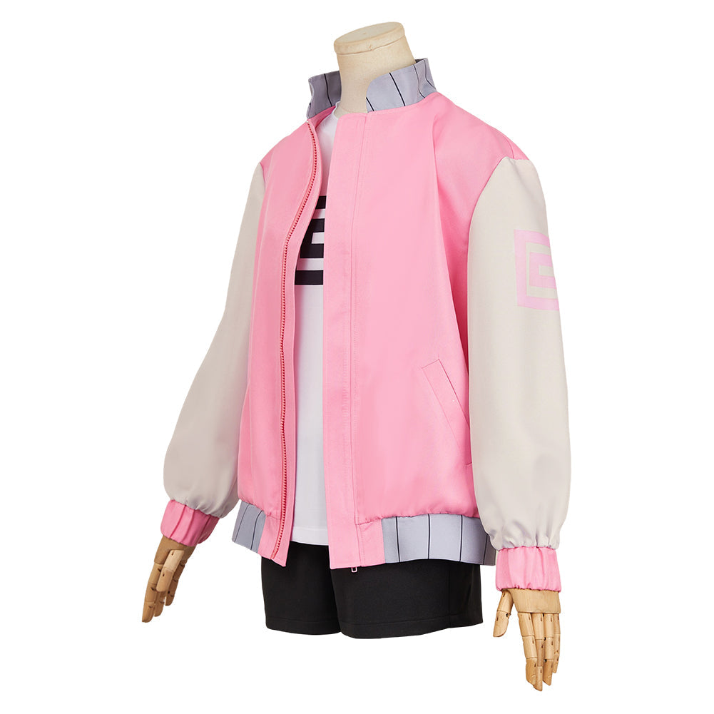 Sakamoto Days Lu Shaotang Women Pink Outfit Carnival Halloween Cosplay