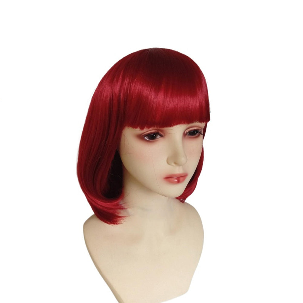 Scooby-Doo Velma Cosplay Wig Heat Resistant Synthetic Hair Carnival Ha