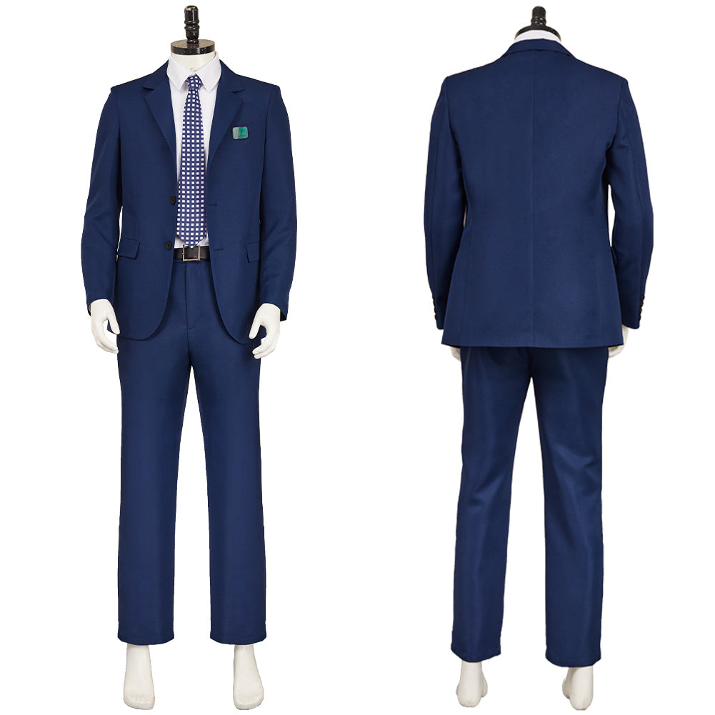 Severance Season 2 Mark Scout Blue Suit Carnival Halloween Cosplay Cos