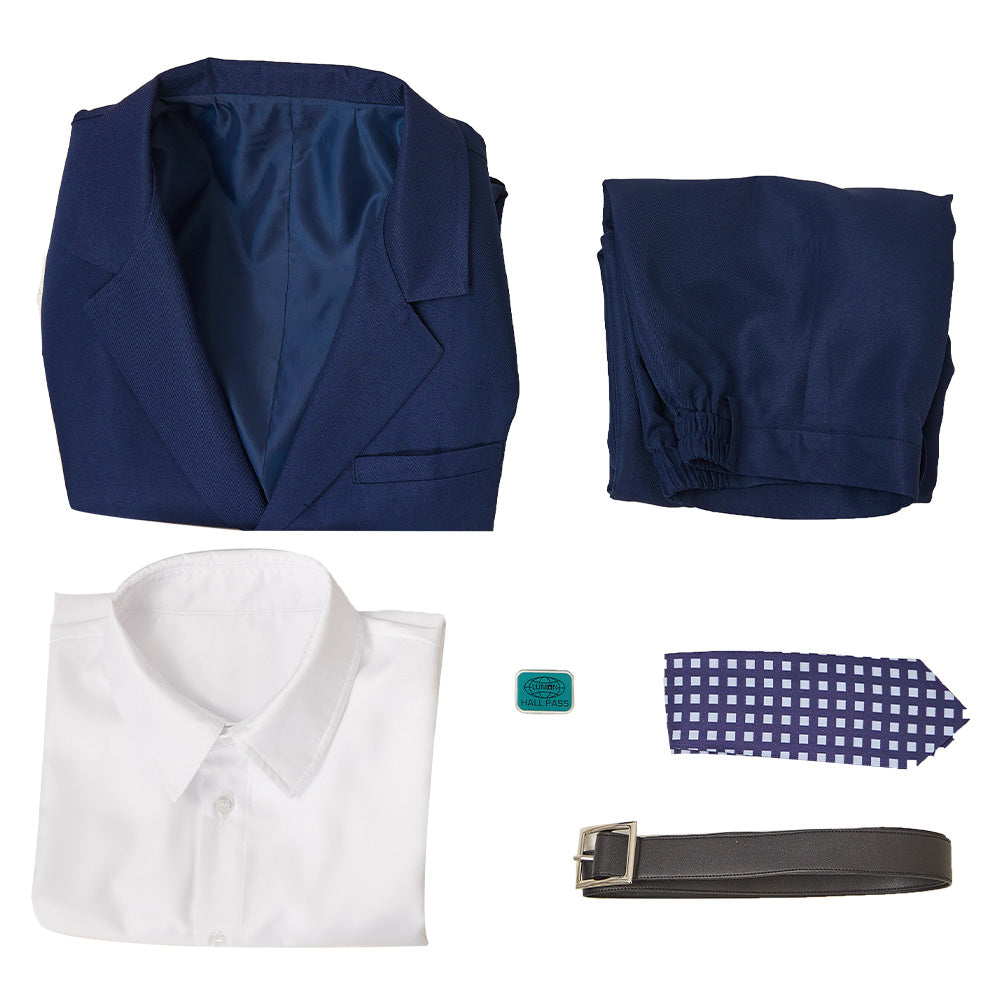 Severance Season 2 Mark Scout Blue Suit Carnival Halloween Cosplay Cos