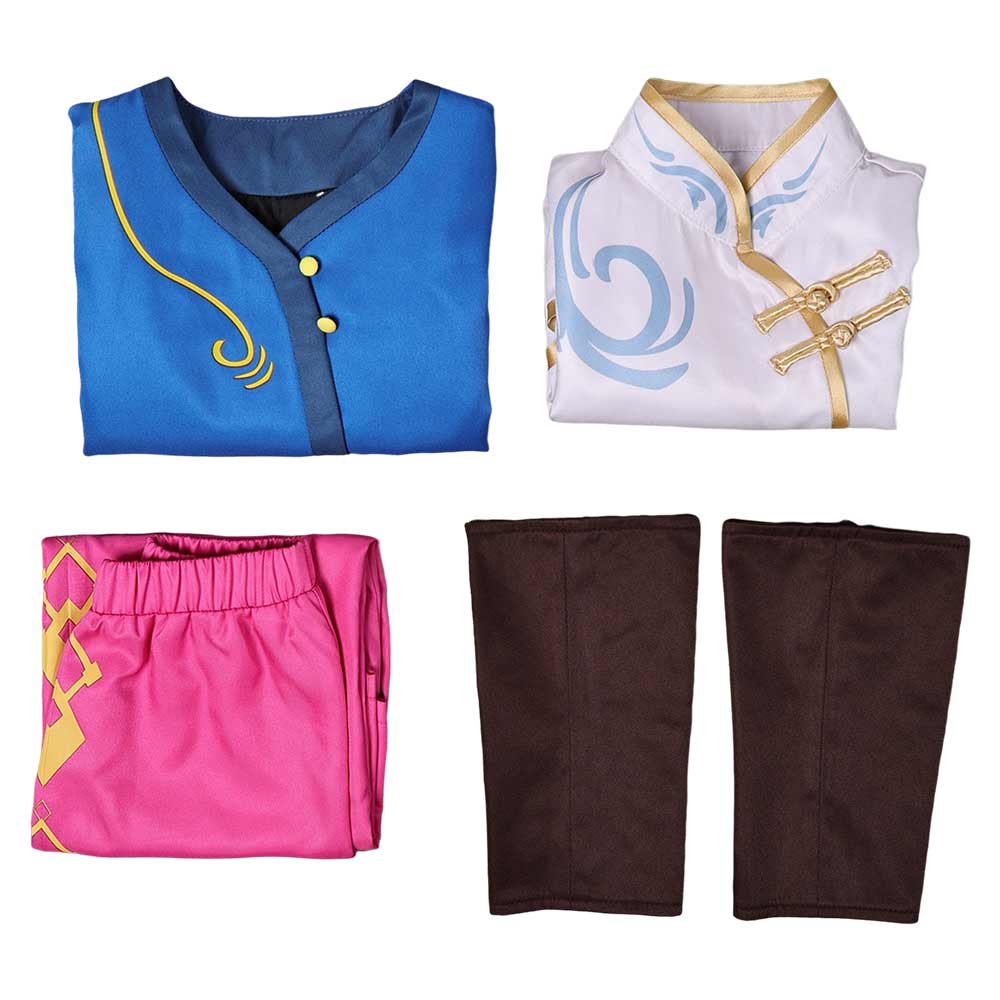 Spellbound (2024) Princess Ellian Kids Children Blue Outfit Carnival H