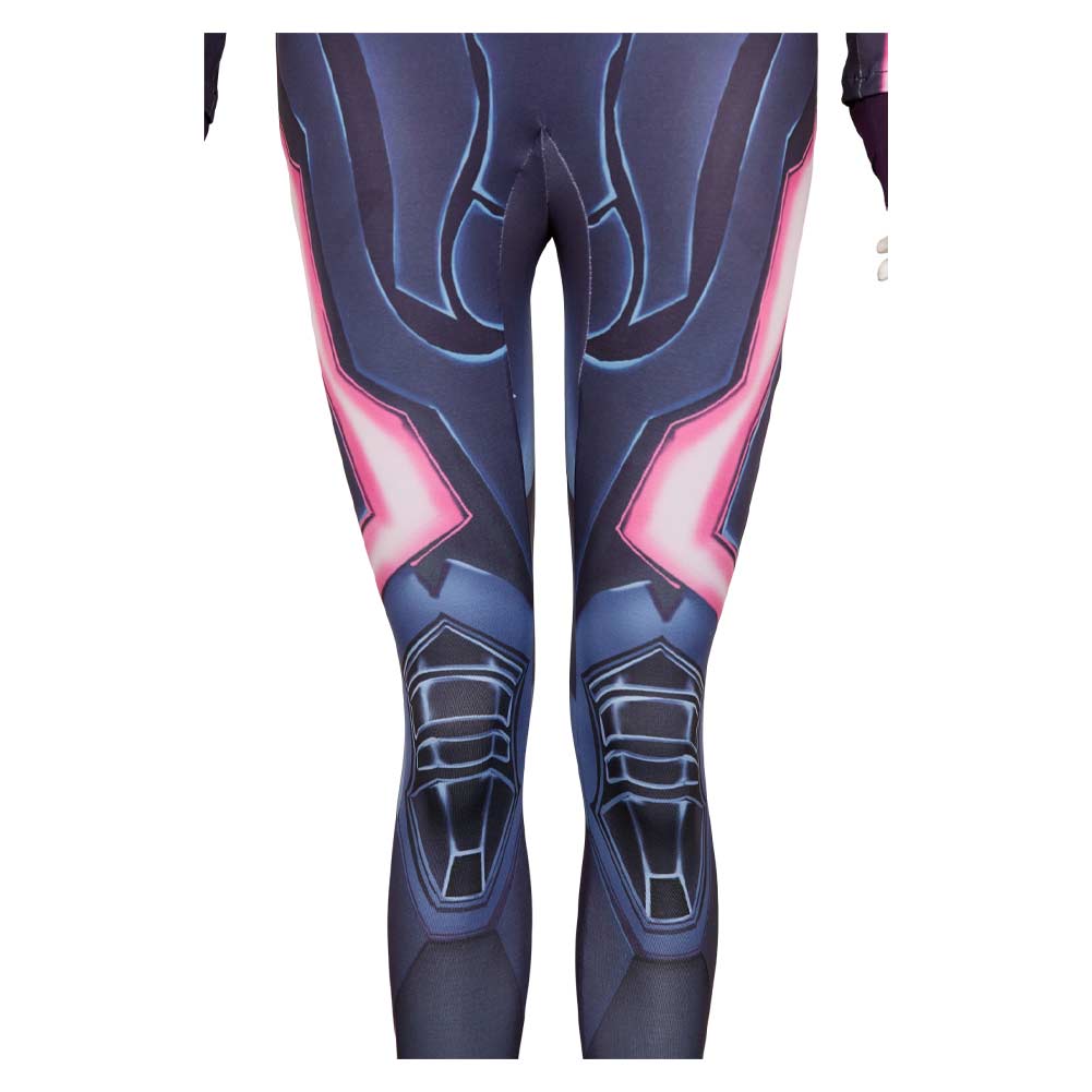 Split Fiction Mio Women Sci-fi Blue Jumpsuit Carnival Halloween Cospla