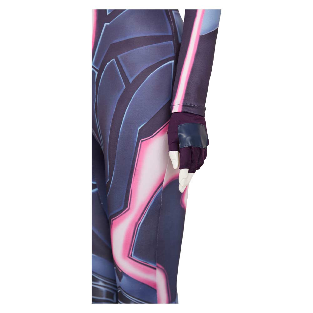 Split Fiction Mio Women Sci-fi Blue Jumpsuit Carnival Halloween Cospla