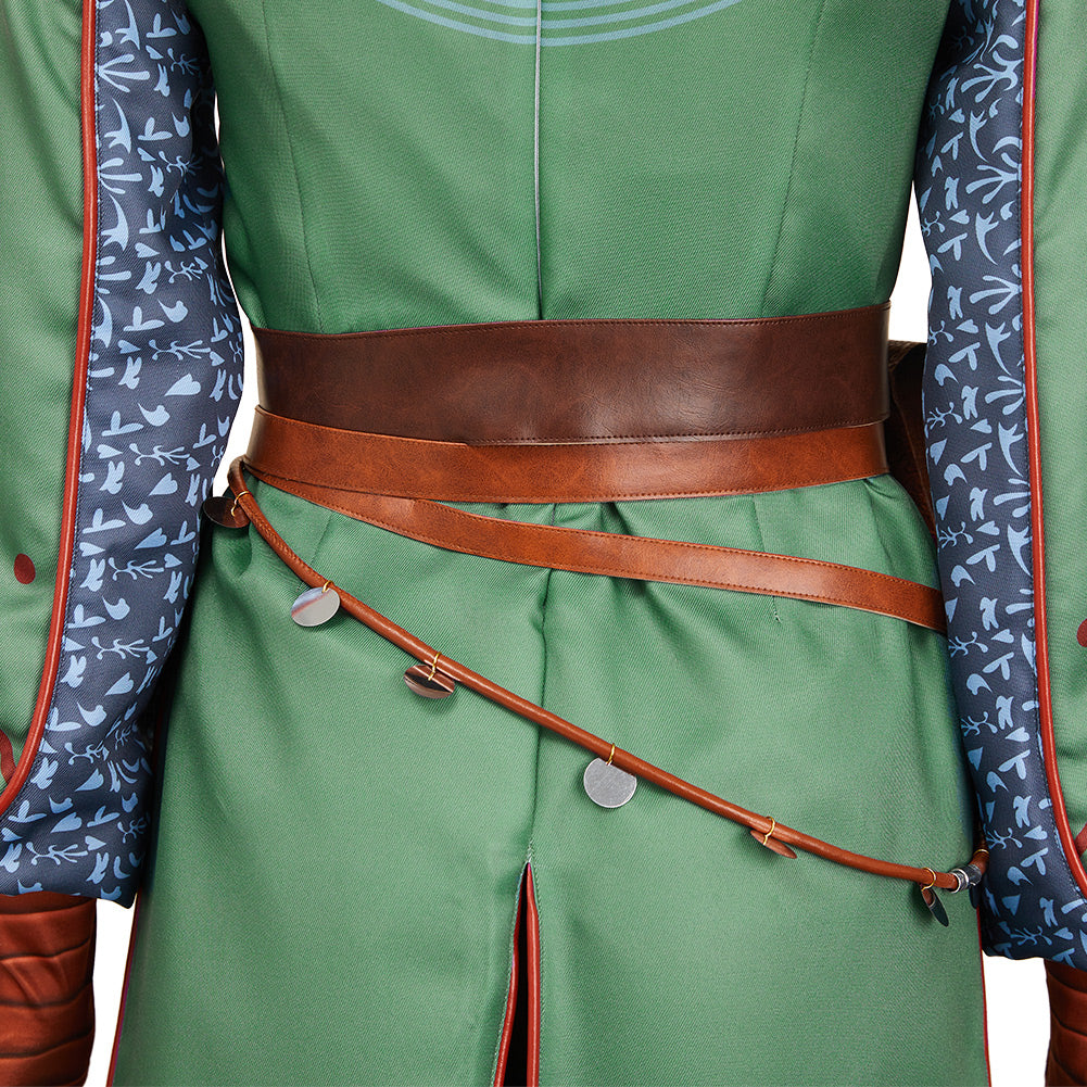 Split Fiction Zoe Women Green Outfit Carnival Halloween Cosplay Costum