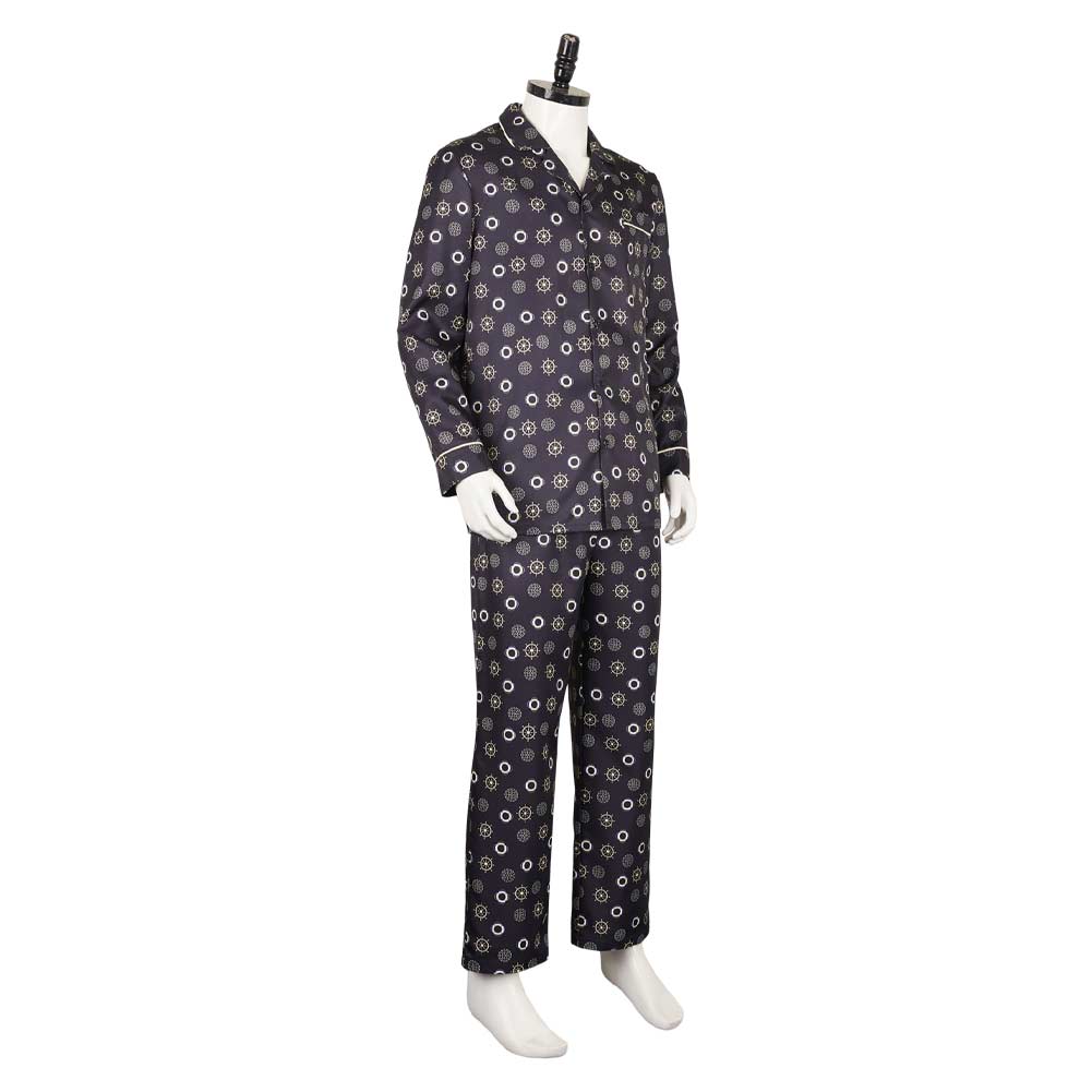 The Mask Jim Carrey Stanley lpkiss Pajamas Black Sleepwear Cosplay Cos