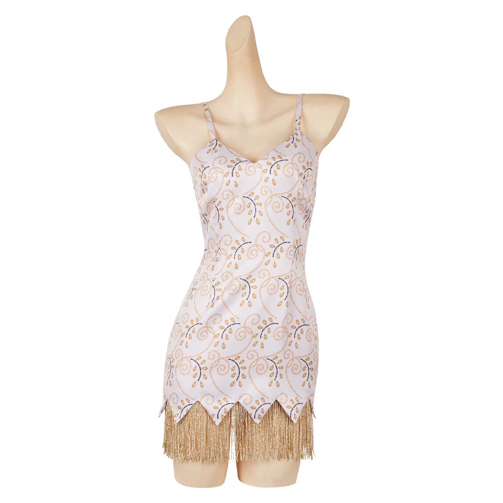 The Mask Tina Carlyle White Dress Cosplay Costume