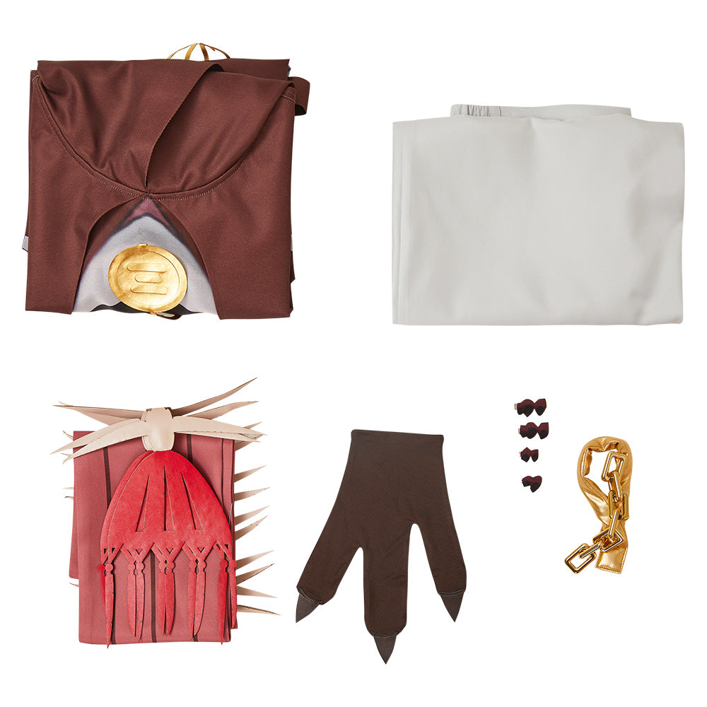 Sosuke Mitsuba Brown Outfit Carnival Halloween Cosplay Costume