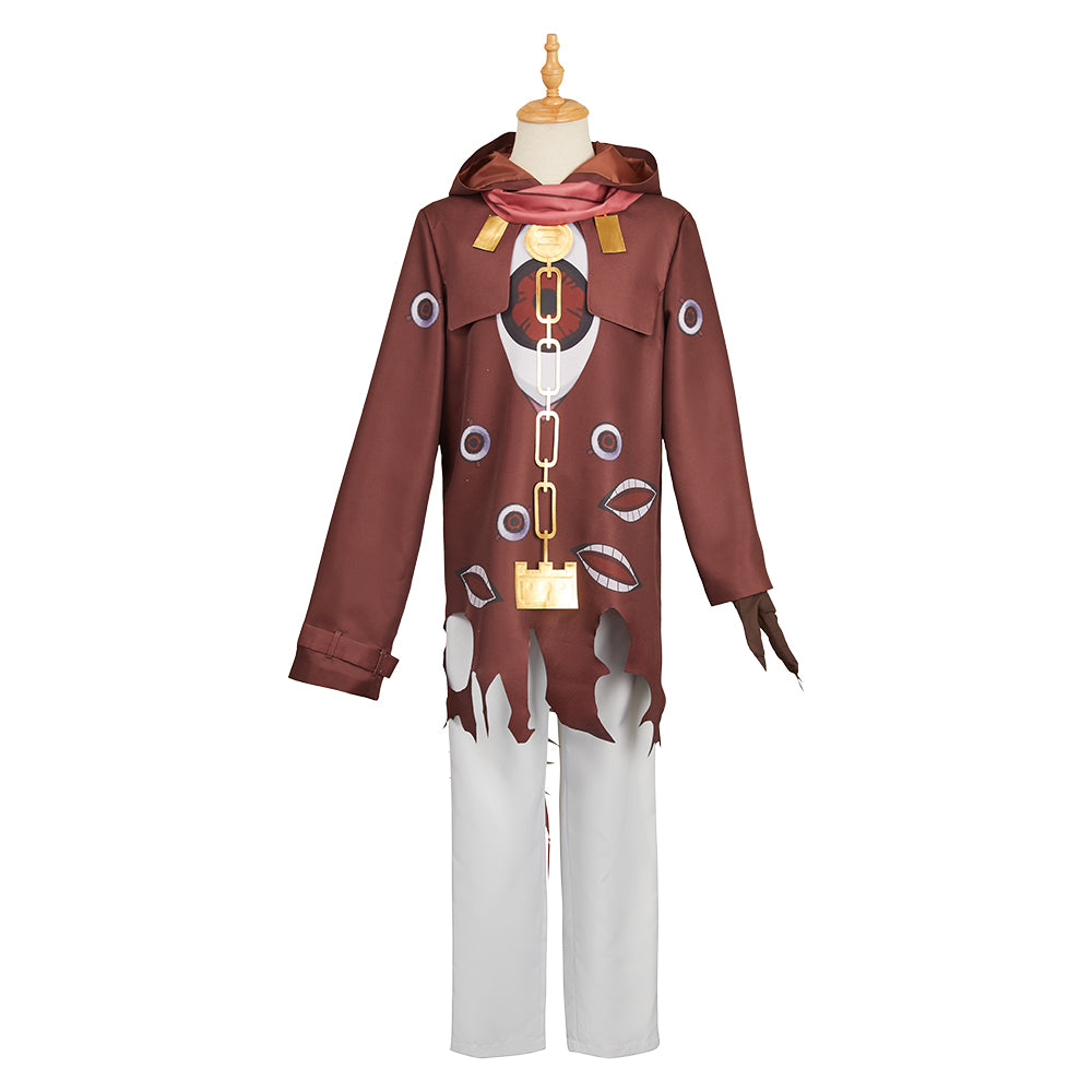 Sosuke Mitsuba Brown Outfit Carnival Halloween Cosplay Costume