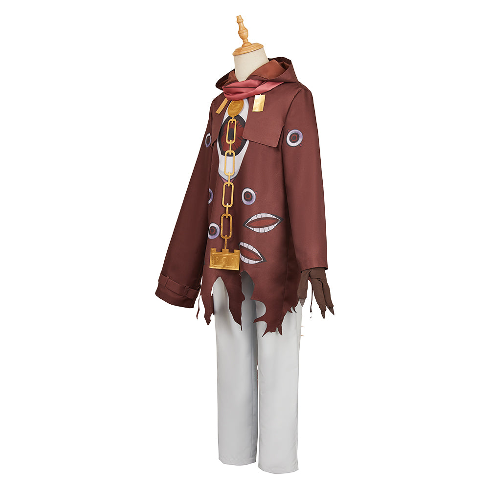 Sosuke Mitsuba Brown Outfit Carnival Halloween Cosplay Costume