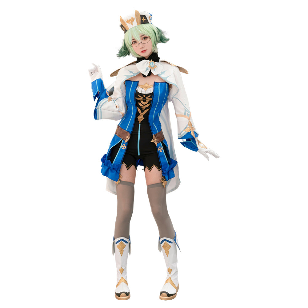 Genshin Impact Sucrose Halloween Carnival Suit Cosplay Costume | Cossky