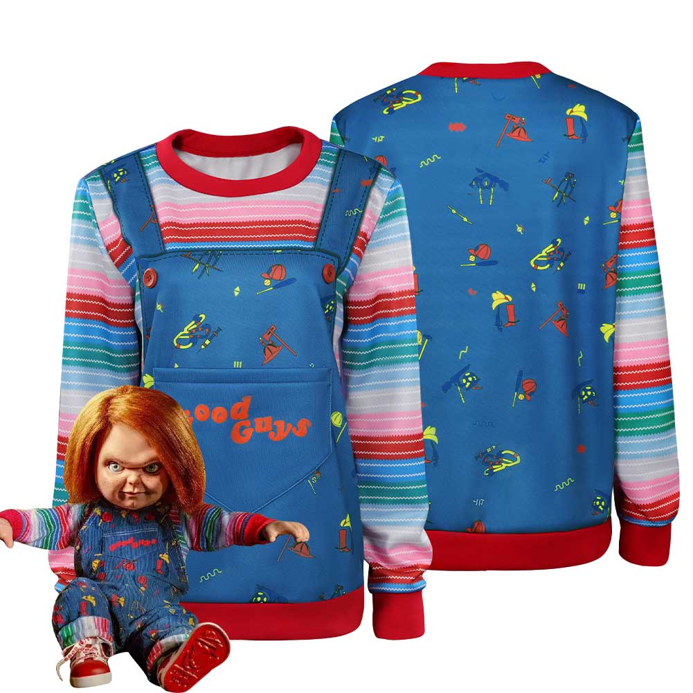Chucky Chucky Original Sweatshirt Cosplay Costume Halloween Cosplay Co