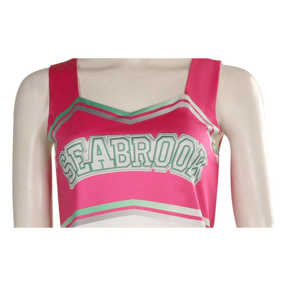 Zombies 3 Cheerleader Cosplay Costume Dress Outfits Halloween Carnival