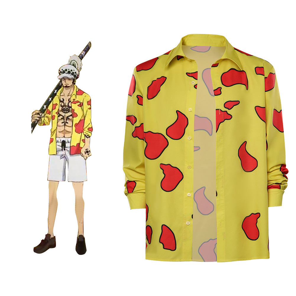 ONE PIECE FILM RED Trafalgar D. Water Law Cosplay Costume Outfits Hall