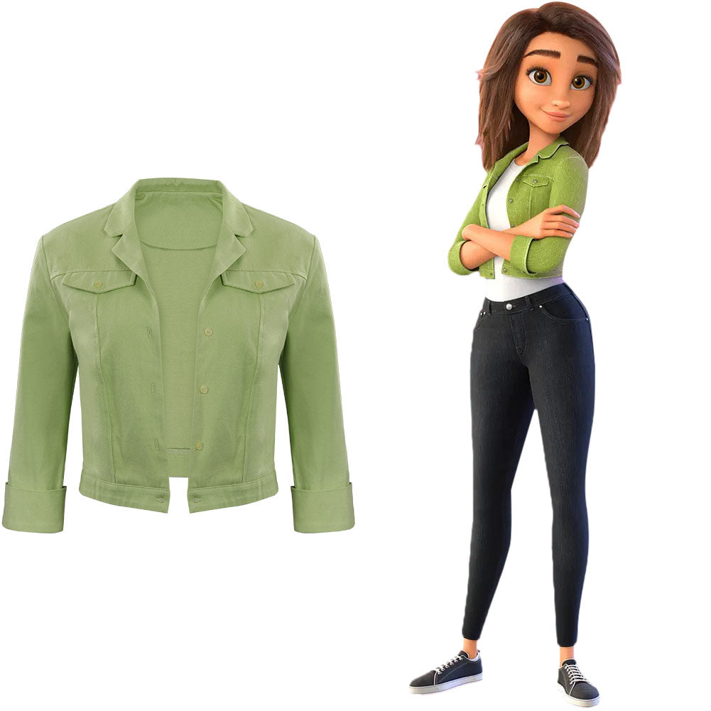 Movie Luck Sam Greenfield Cosplay Costume Coat Outfits Halloween Carni