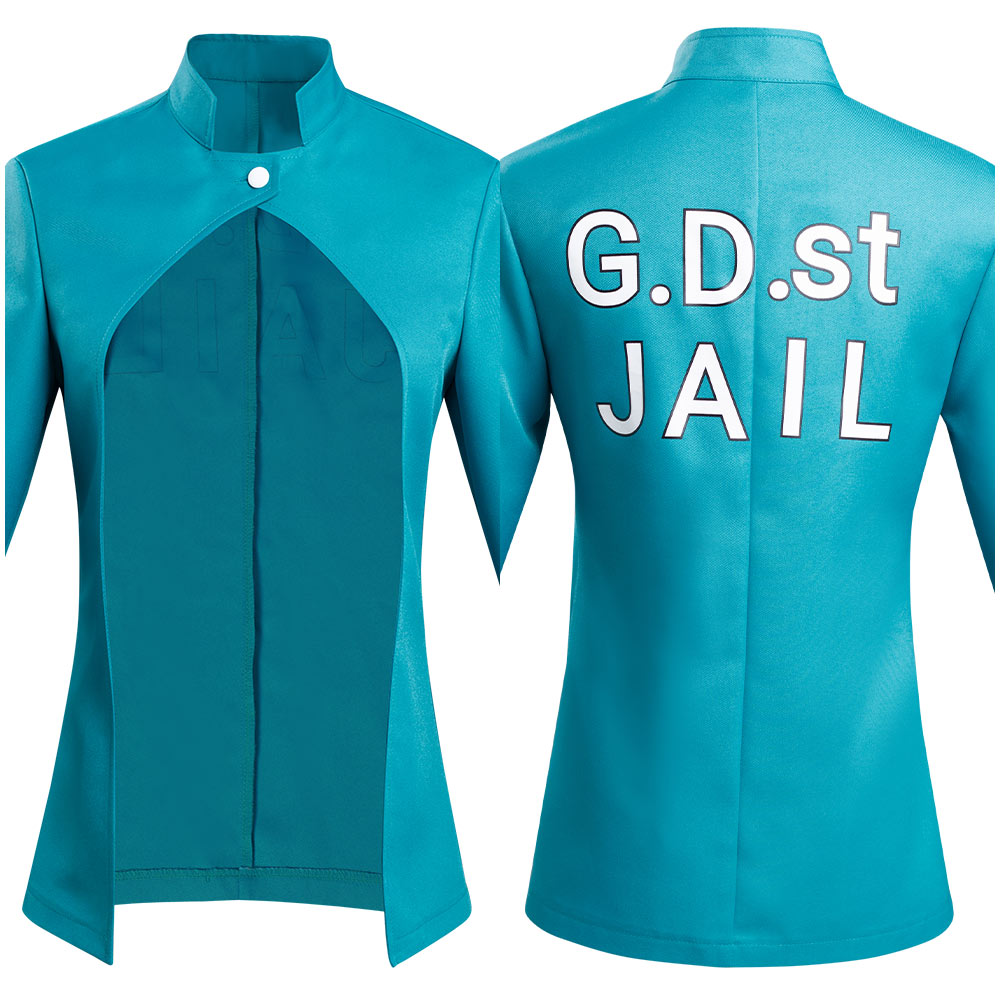 Anime Blue Coat Halloween Carnival Suit Cosplay Costume