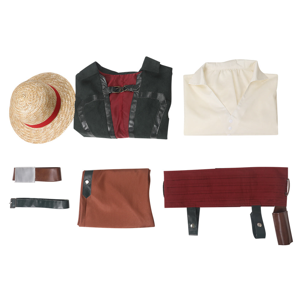 2023 One Piece Shanks Outfits Party Carnival Halloween Cosplay Costume