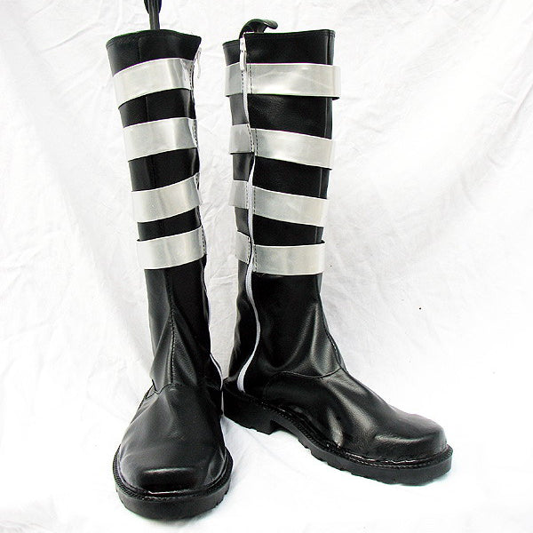 gray cosplay boots