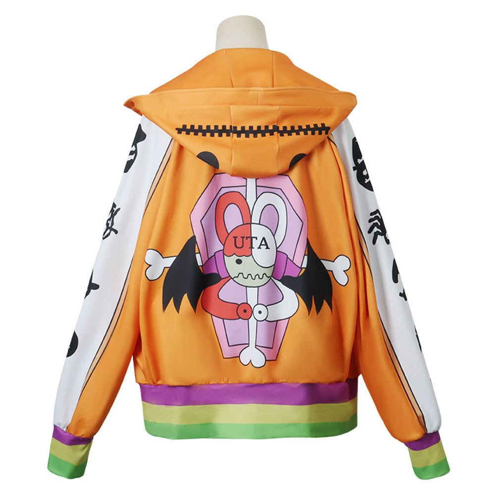 One Piece Red UTA Cosplay Costume Outfits Halloween Carnival Suit