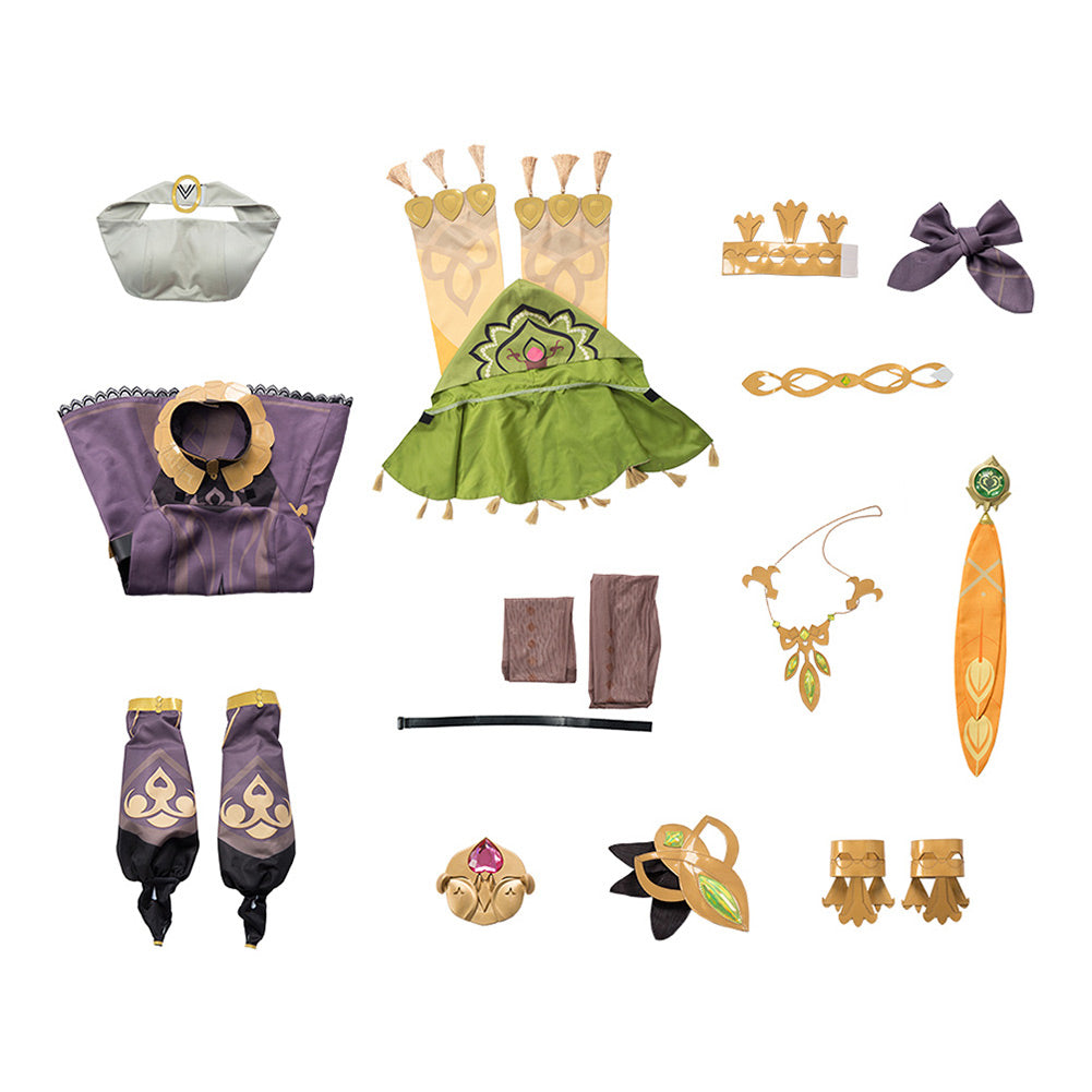 Genshin Impact Collei Cosplay Costume Outfits Halloween Carnival Suit