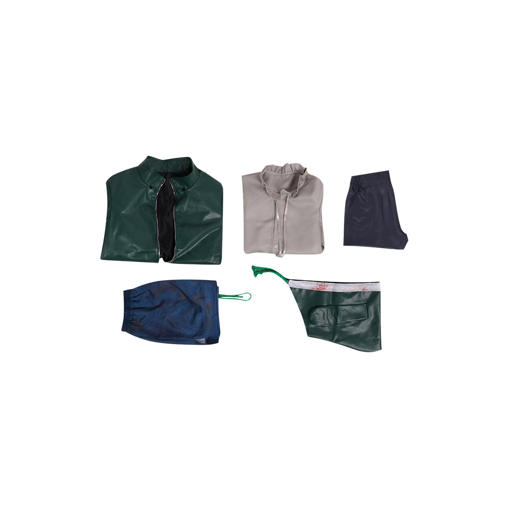 Dead by Daylight Feng Min Cosplay Costume Outfits Green Version Hallow