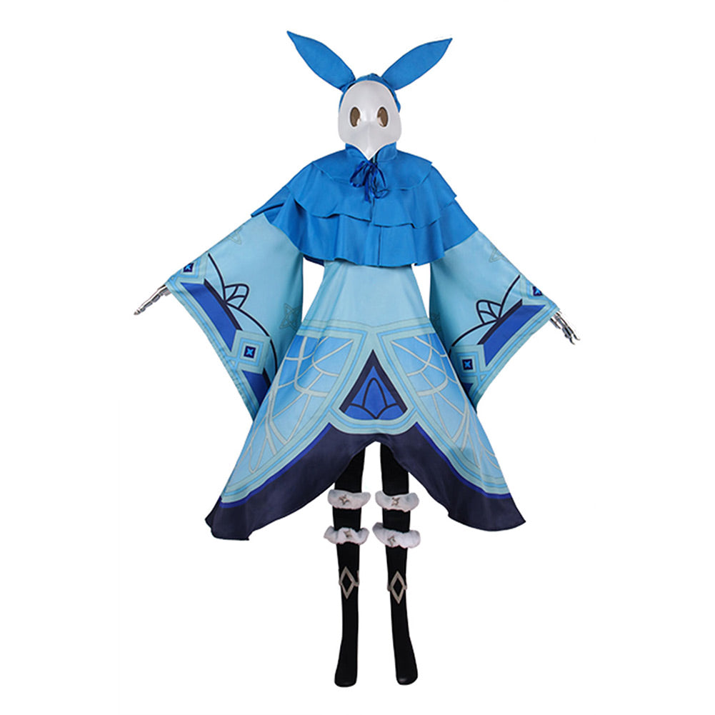Genshin Impact Abyss Mage Cosplay Costume Dress Accessories Outfits Ha