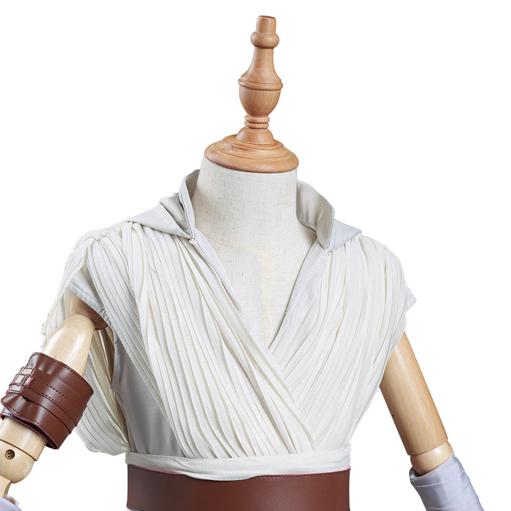 Kids Children The Rise of Skywalker Rey Halloween Cosplay Costume