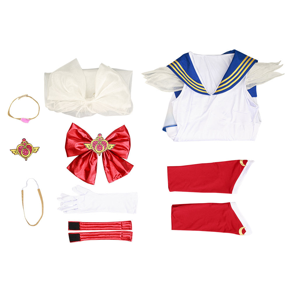 Sailor Moon Eternal Tsukino Usagi Dress Halloween Carnival Suit Cosplay ...
