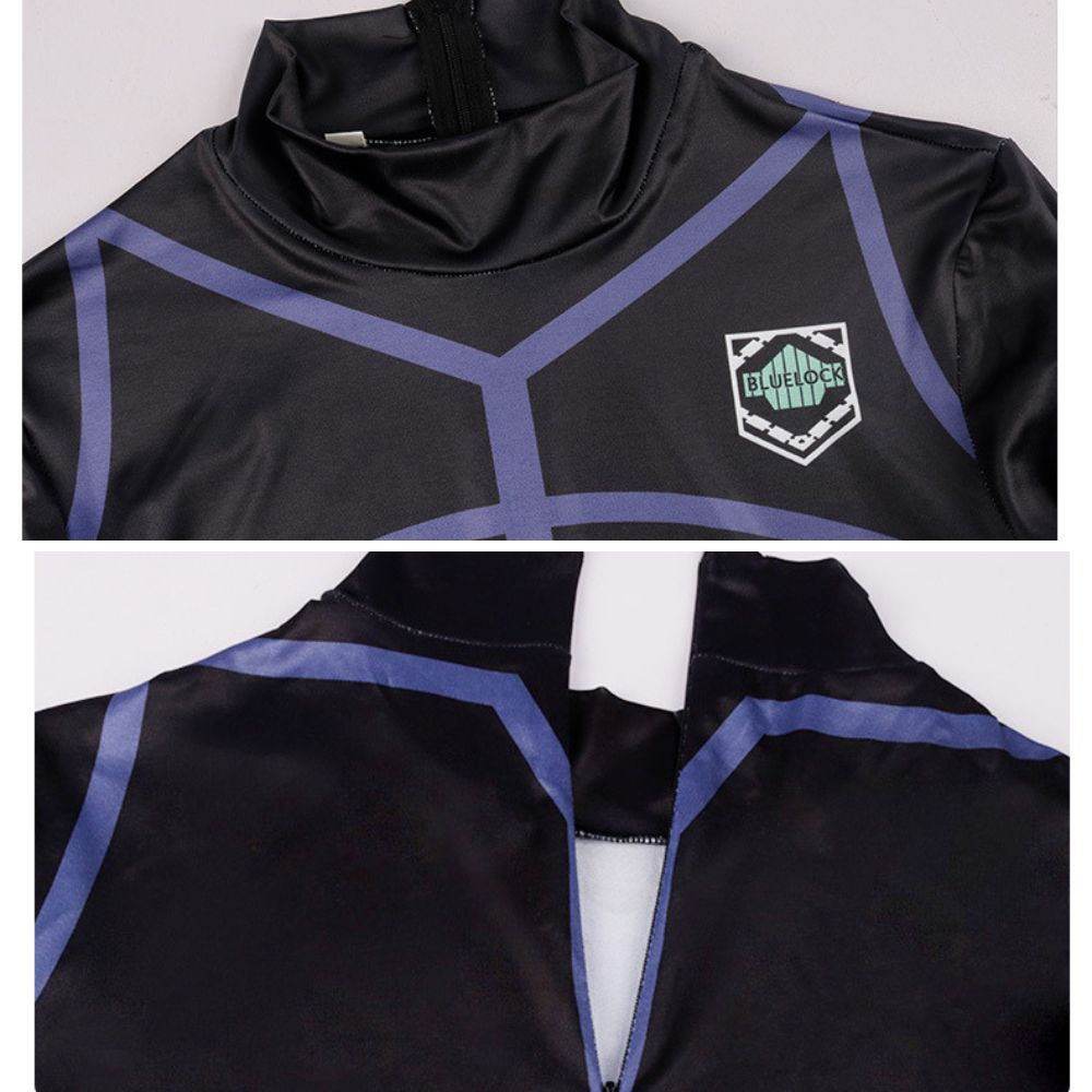 Blue Lock Football Uniform Cosplay Costume Top Shorts Outfits Hallowee