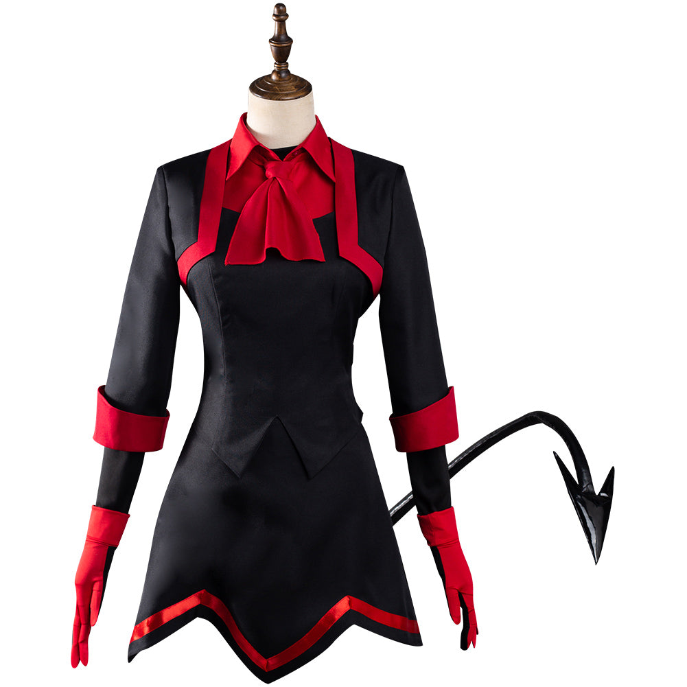 Helltaker Lucifer The Maid Demon Outfits Halloween Carnival Suit Cospl