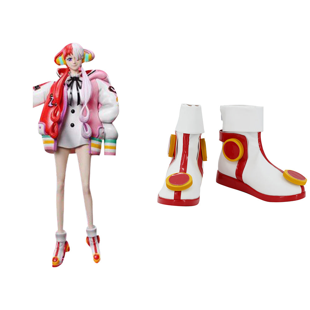 ONe Piece Uta Cosplay Shoes Boots Halloween Costumes Accessory Custom
