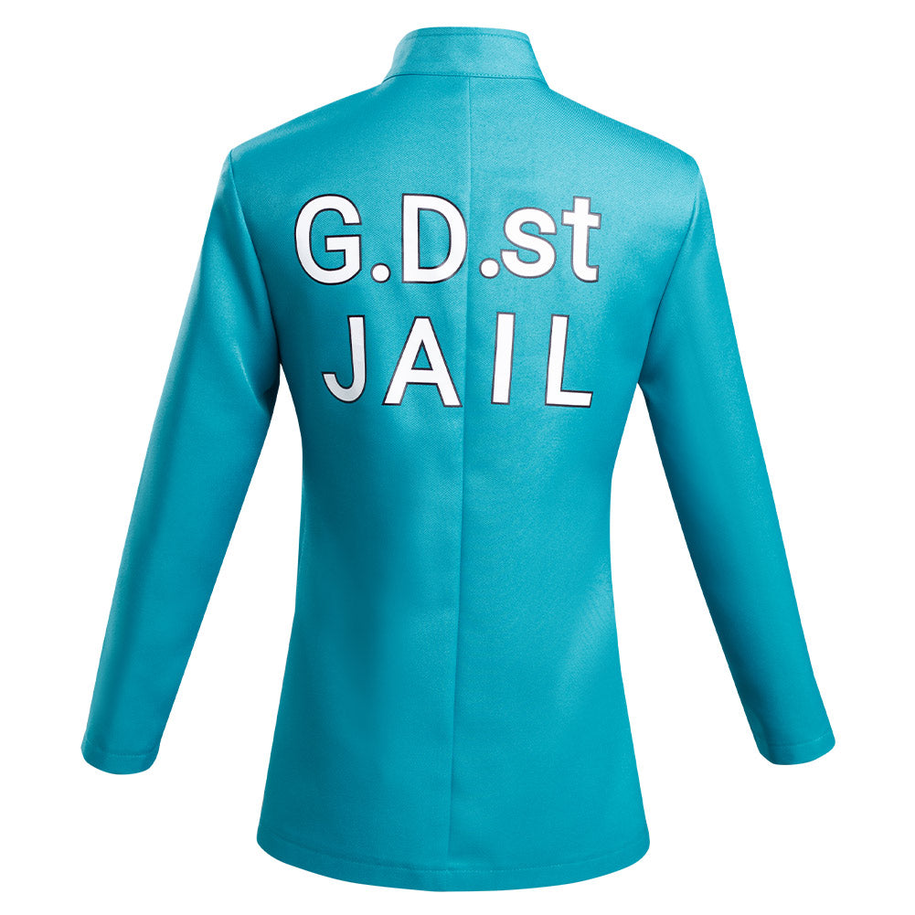 Blue Coat Halloween Carnival Suit Cosplay Costume