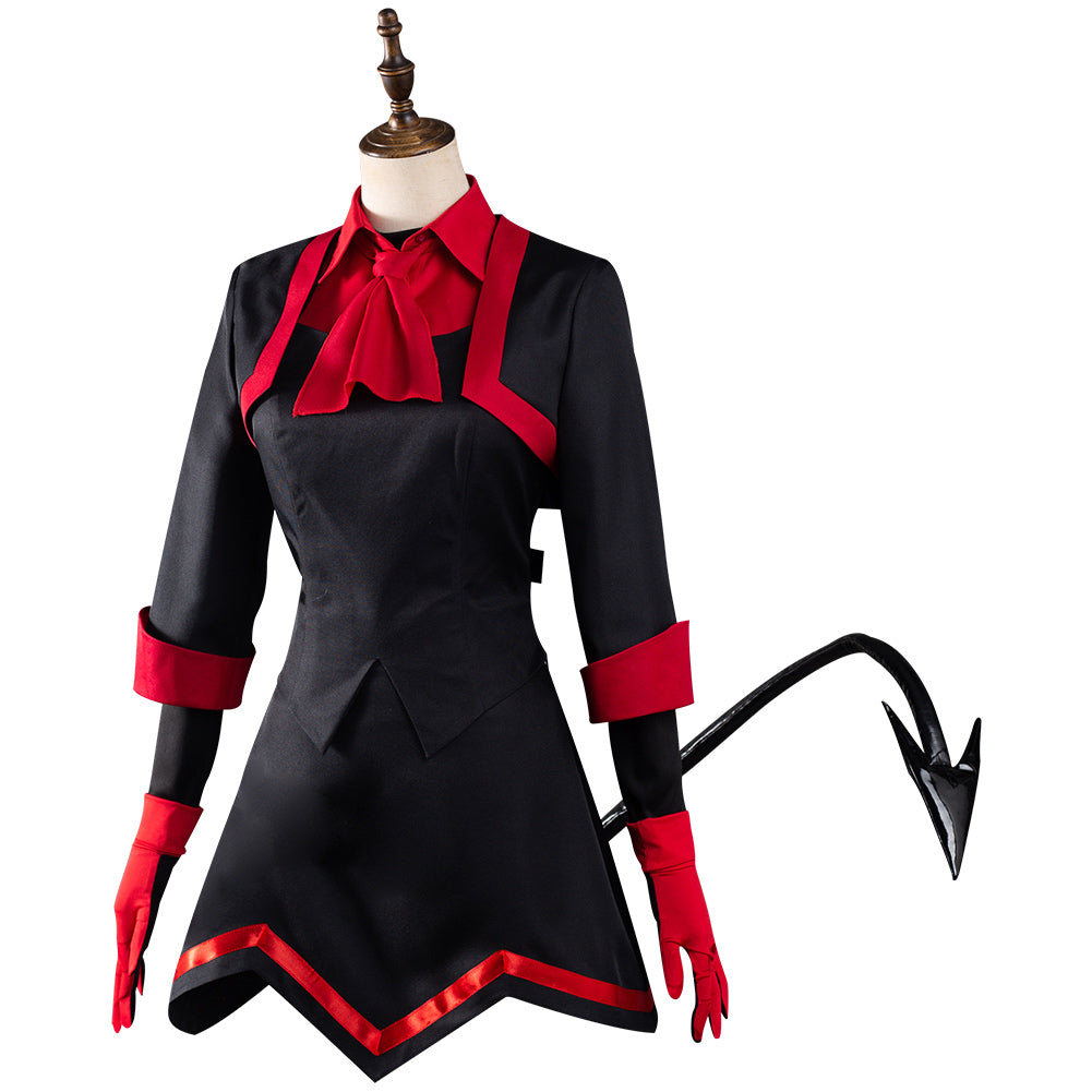 Helltaker Lucifer The Maid Demon Outfits Halloween Carnival Suit Cospl