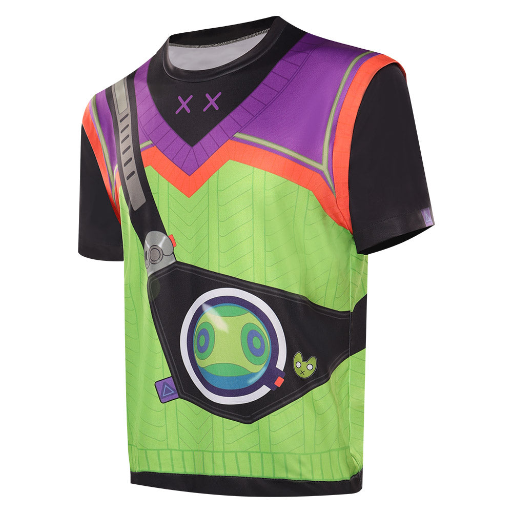 VALORANT-GEKKO Cosplay Costume T-shirt Halloween Carnival Party Disgui