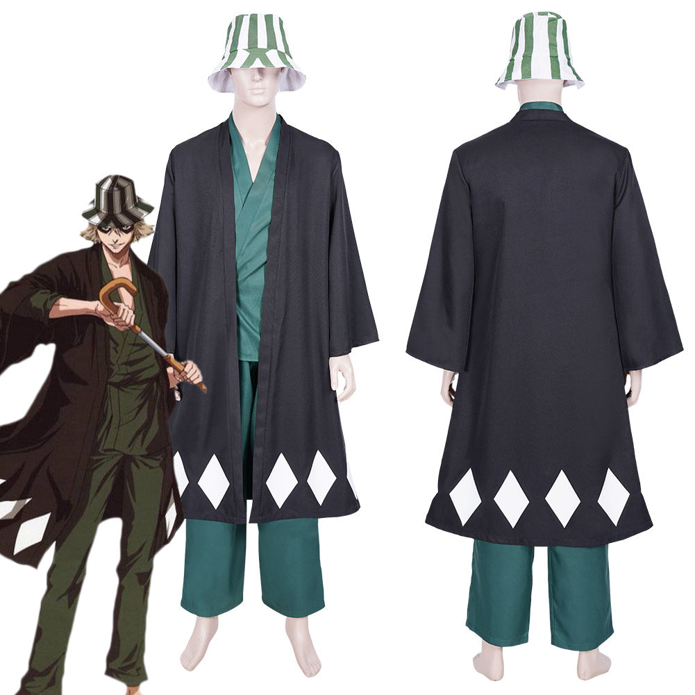 Anime Kisuke Coat Pants Hat Outfits Halloween Carnival Suit Cosplay Co