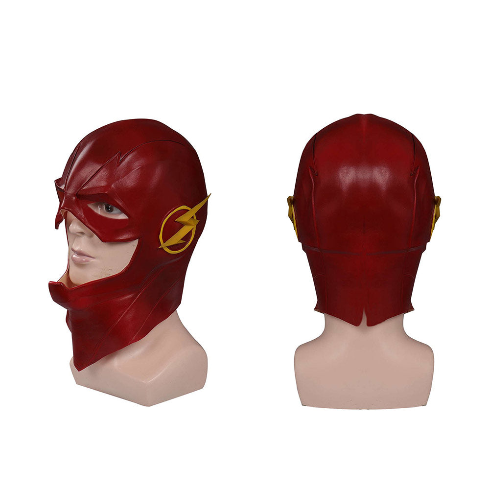 The Flash Barry Allen Mask Cosplay Latex Masks Helmet Masquerade Hallo