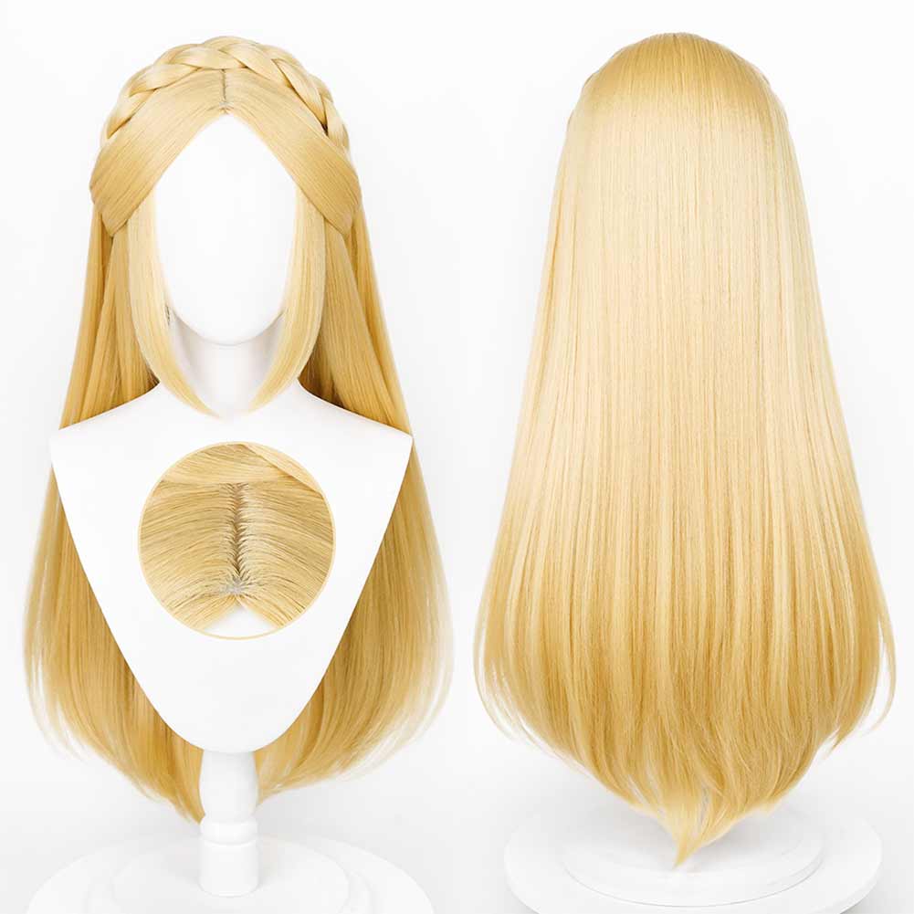 The Legend of Zelda Princess Zelda Long Cosplay Wig Heat Resistant Syn