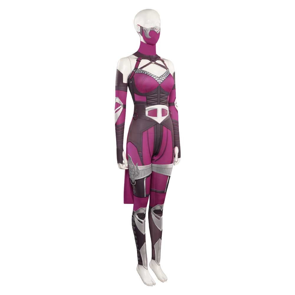 Mortal Kombat Mileena Female Outfits Halloween Carnival Cosplay Costum