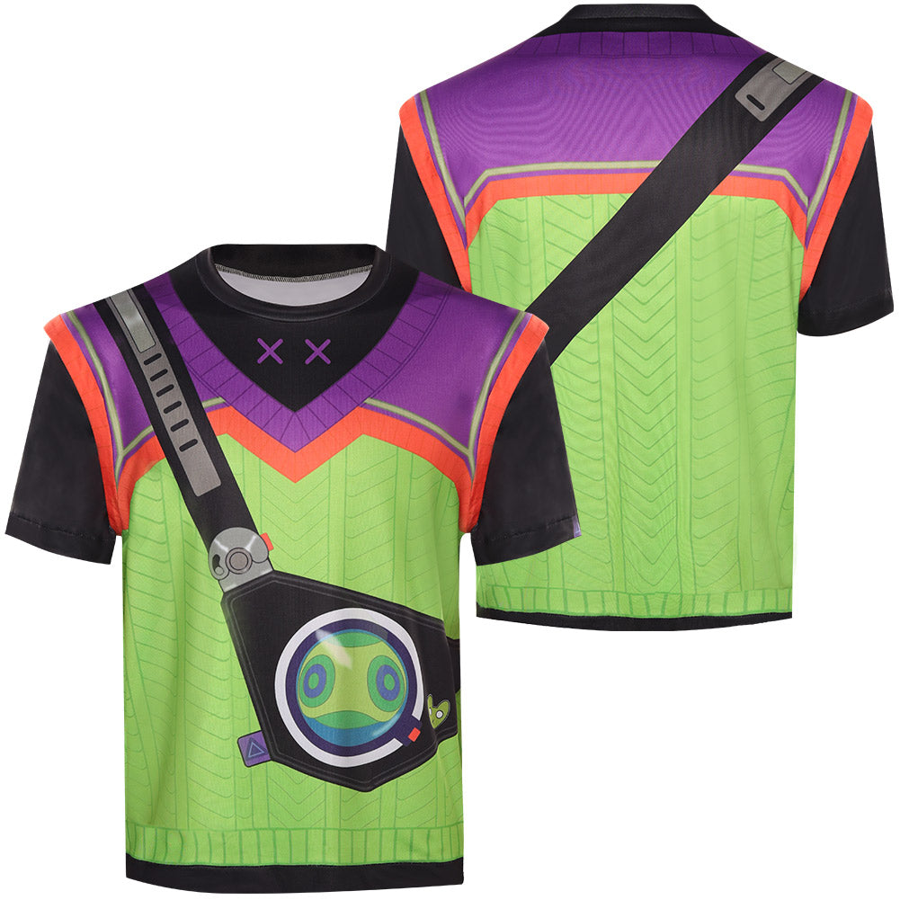 VALORANT-GEKKO Cosplay Costume T-shirt Halloween Carnival Party Disgui