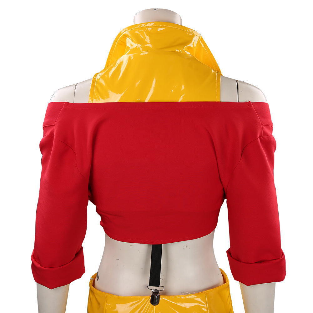 Women Yellow Outfits Halloween Carnival Suit Cosplay Costume