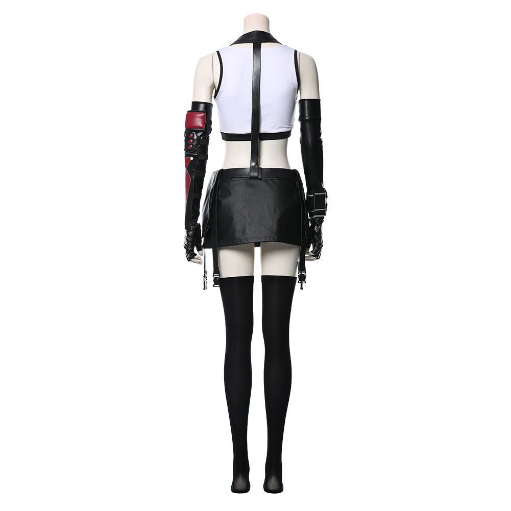 Final Fantasy VII FF7 Remake Tifa Lockhart Cosplay Costume Full Set Ga