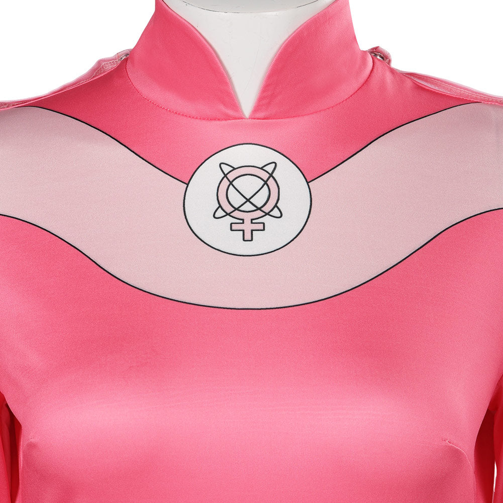 TV Invincible Atom Eve Women Pink Outfits Party Carnival Halloween Cos