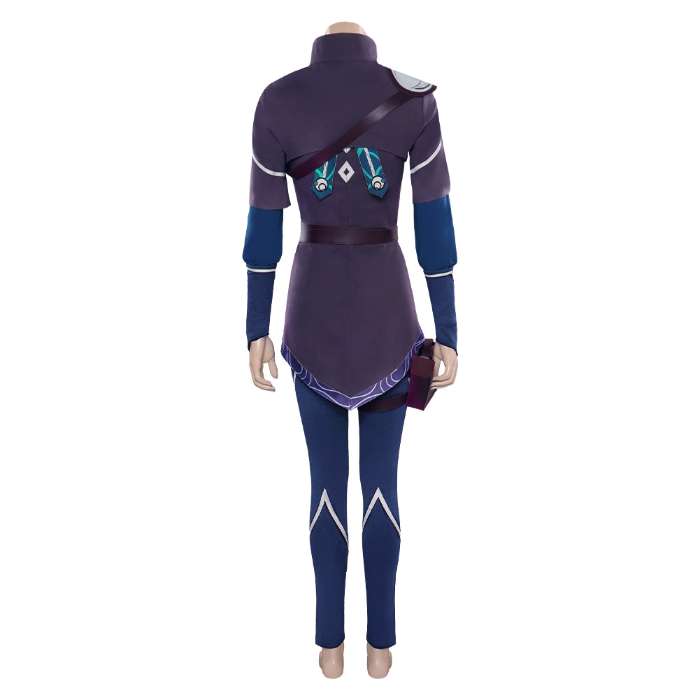 The Dragon Prince Rayla Jumpsuit Outfits Party Carnival Halloween ...