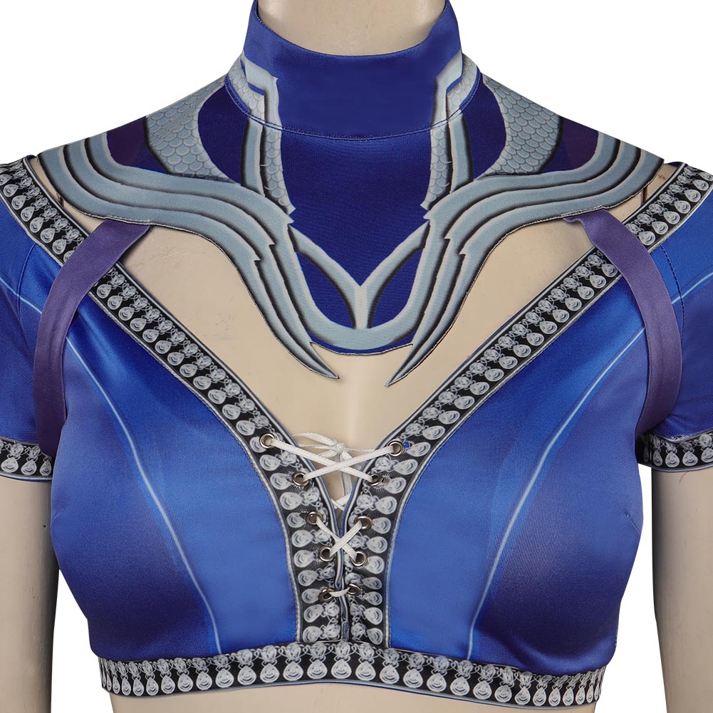 MK Mortal Kombat Kitana Outfits Halloween Carnival Party Cosplay Costu